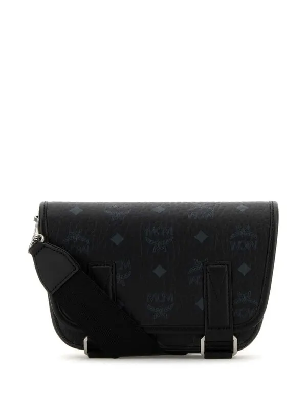 Mcm Aren Shoulder Bag - Black