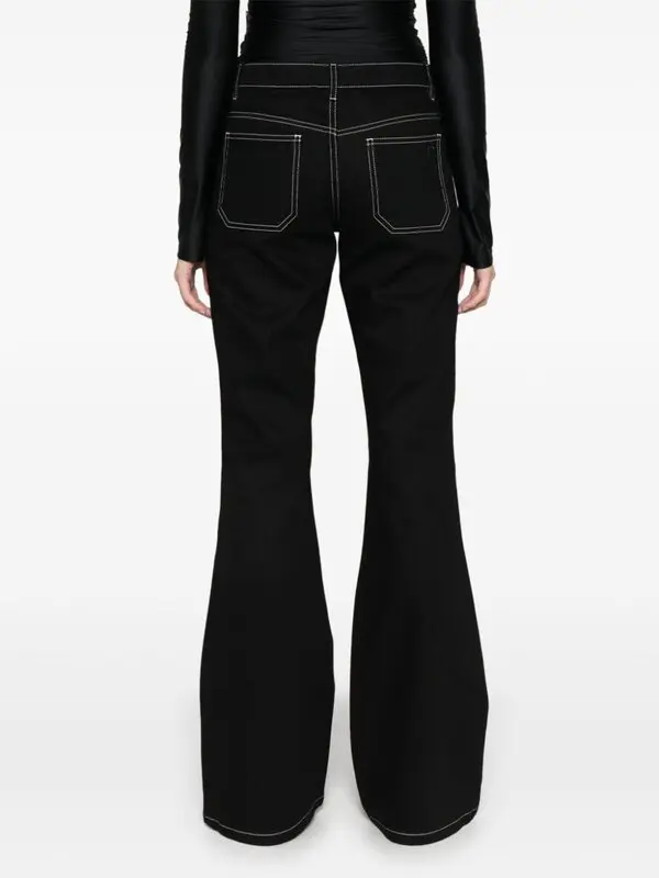 COURREGES Topstitched Bootcut Jeans