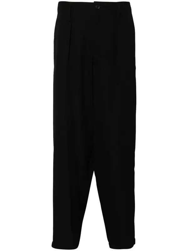 Yohji Yamamoto Wool Tapered Trousers