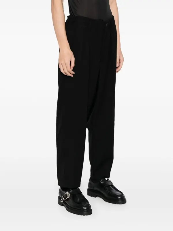 Yohji Yamamoto Wool Tapered Trousers