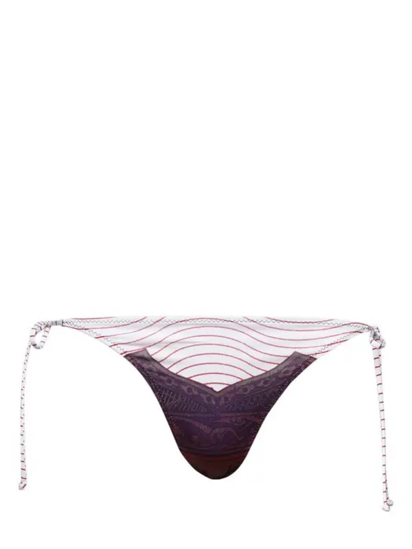 Jean Paul Gaultier Cartouche Bikini Bottom - Purple