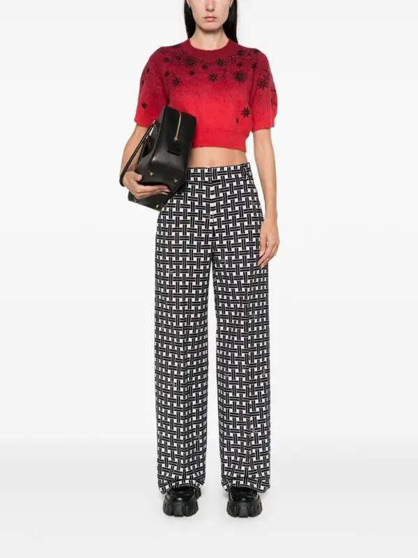 Kenzo Weave Pattern Trousers