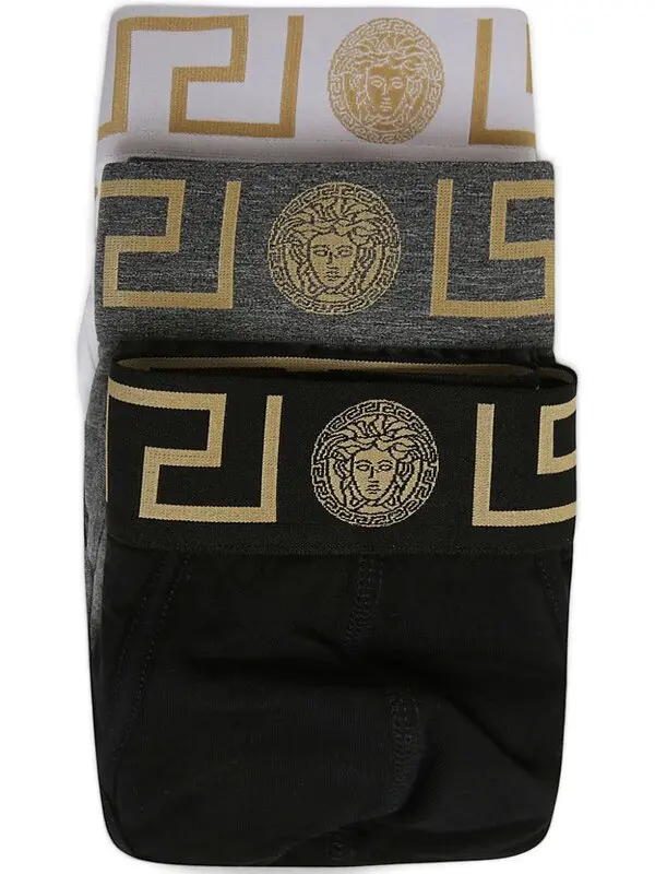 Versace Greca Medusa Head Briefs - Black