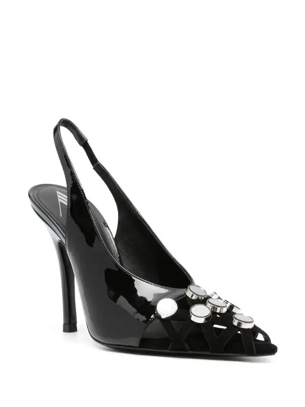 Attico 110mm Fiona Pumps - Black
