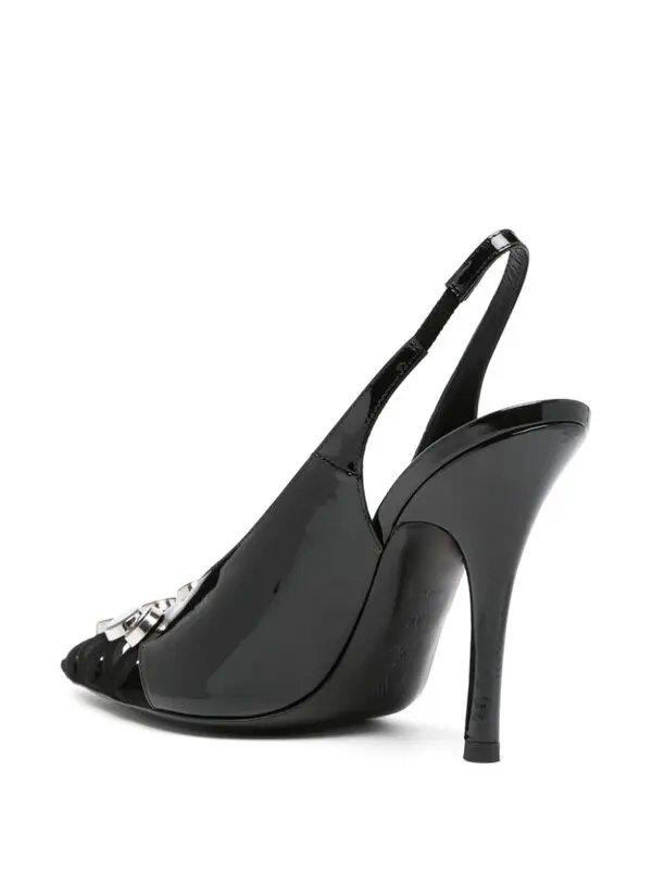 Attico 110mm Fiona Pumps - Black