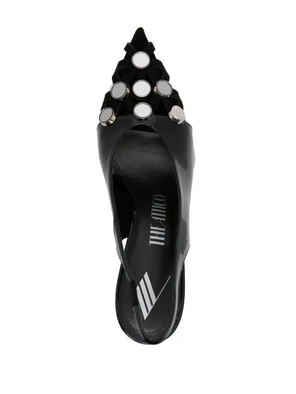 Attico 110mm Fiona Pumps - Black