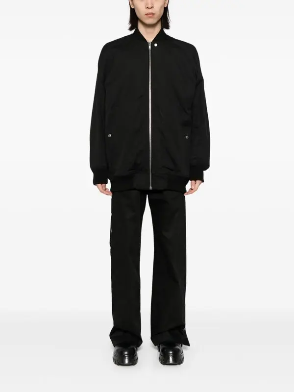 Rick Owens Jumbo Peter Flight Jacket - Black