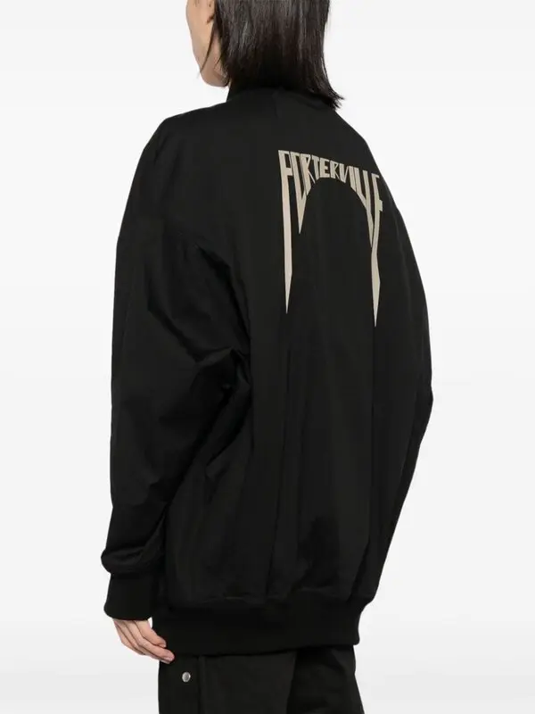 Rick Owens Jumbo Peter Flight Jacket - Black