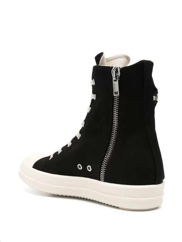 Rick Owens Cargo High-top Sneakers - Black