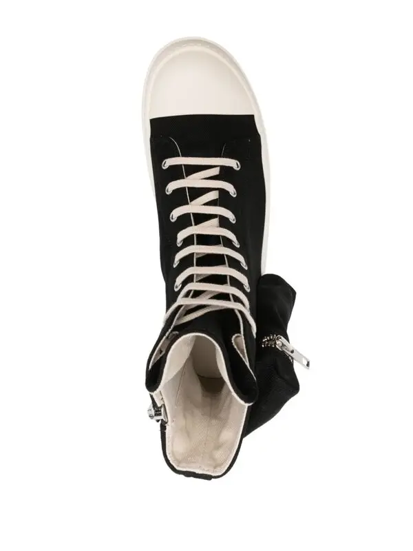 Rick Owens Cargo High-top Sneakers - Black