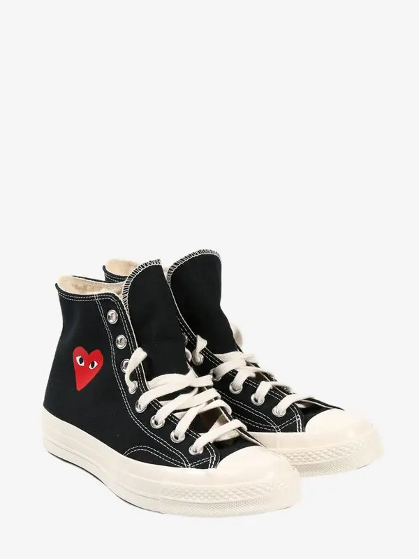 CONVERSE X COMME DES GARONS PLAY Chuck 70 High Top Sneakers