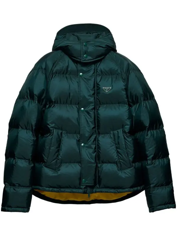 Prada Re-nylon Cropped Down Jacket