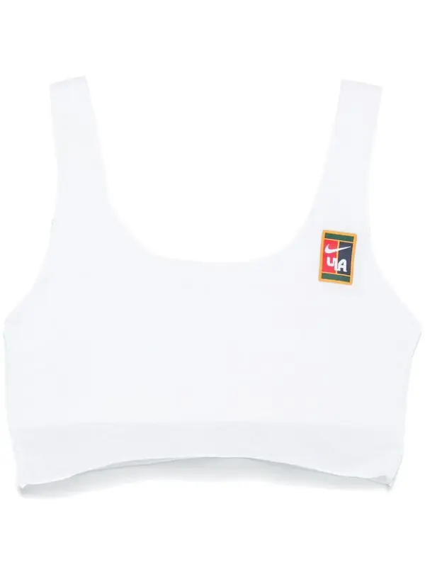 Nike Logo-print Sports Bra - White