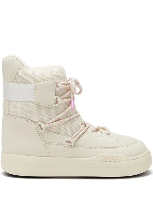 Moon Boot Park Logo Boots - Neutrals