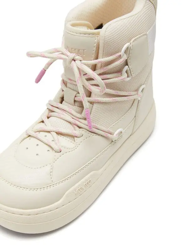 Moon Boot Park Logo Boots - Neutrals
