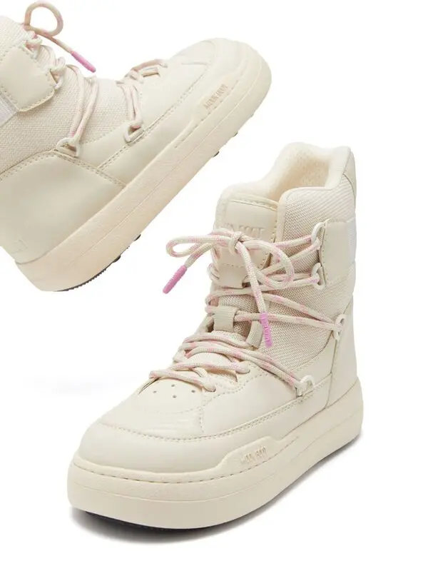 Moon Boot Park Logo Boots - Neutrals