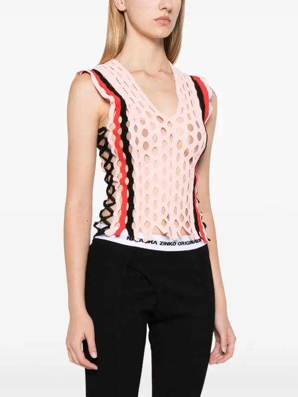 SINEAD O'DWYER Squiggle Knitted Top