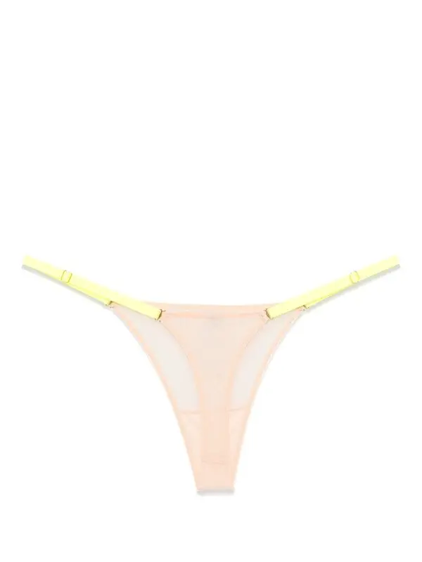 MAISON CLOSE Corps À Corps Mini Thong - Neutrals