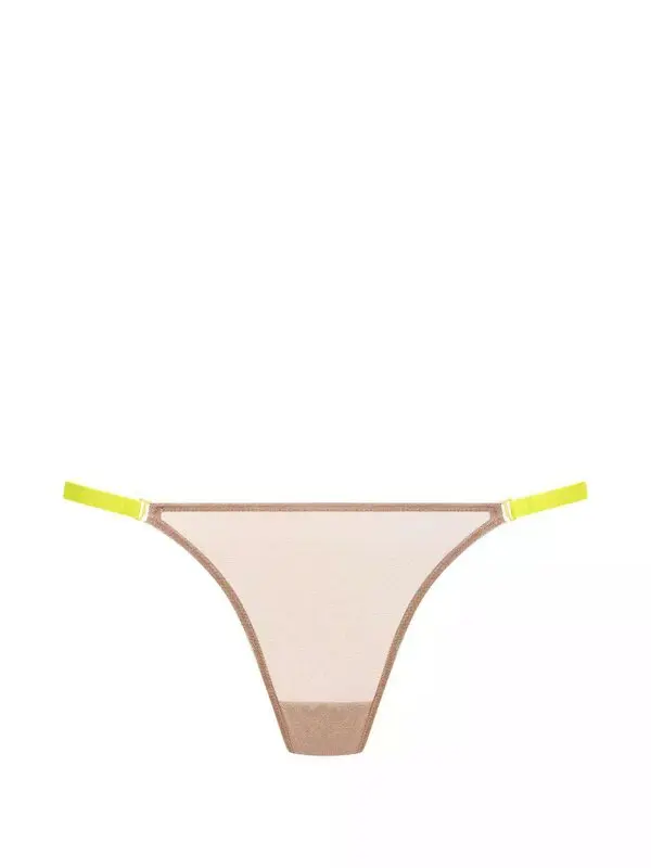 MAISON CLOSE Corps À Corps Mini Thong - Neutrals