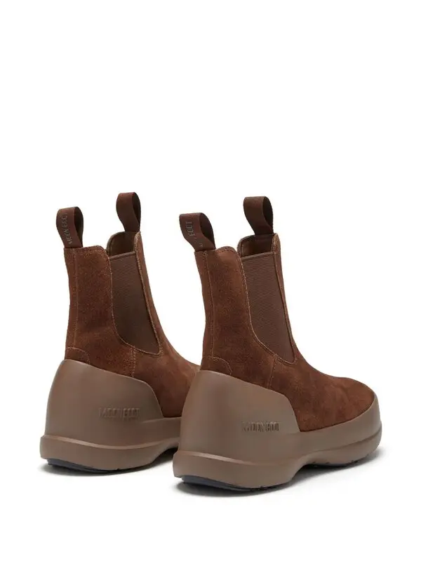 Moon Boot Luna Logo-print Boots - Brown