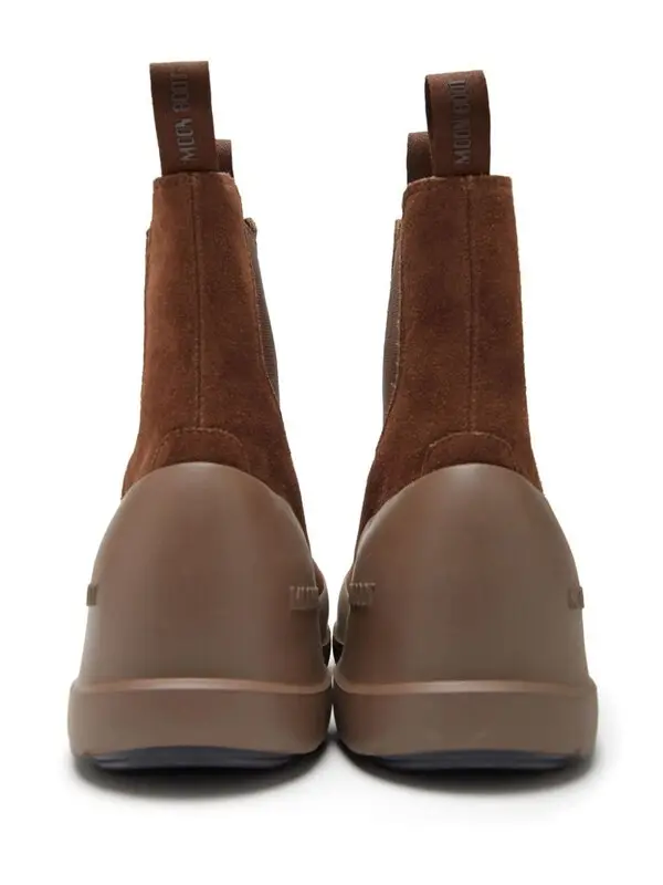 Moon Boot Luna Logo-print Boots - Brown