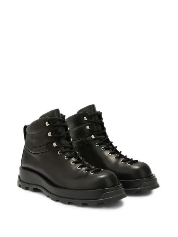 JIL SANDER Lace-up Ankle Boots