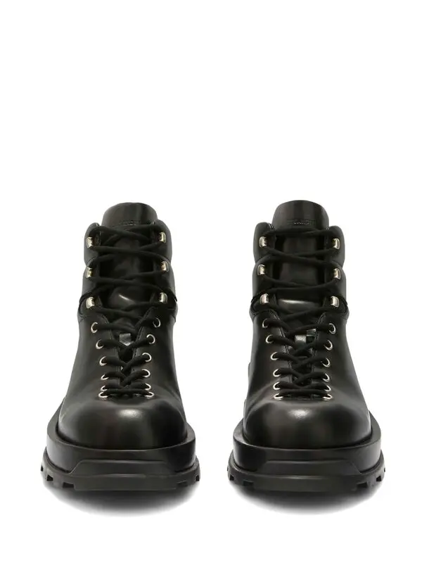 JIL SANDER Lace-up Ankle Boots