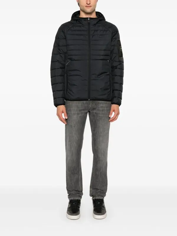 BOSS Water-repellent Padded Jacket With Decorative Reflective Details