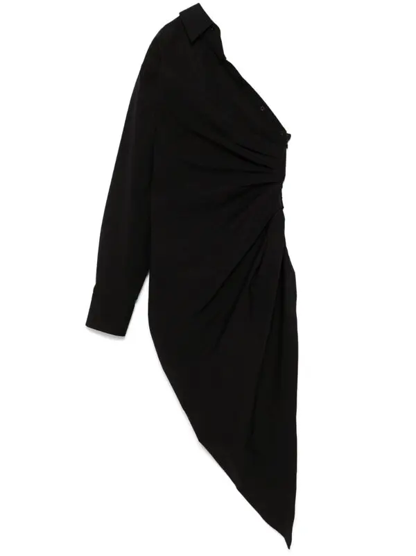 Alexander Wang Asymmetric Mini Dress - Black