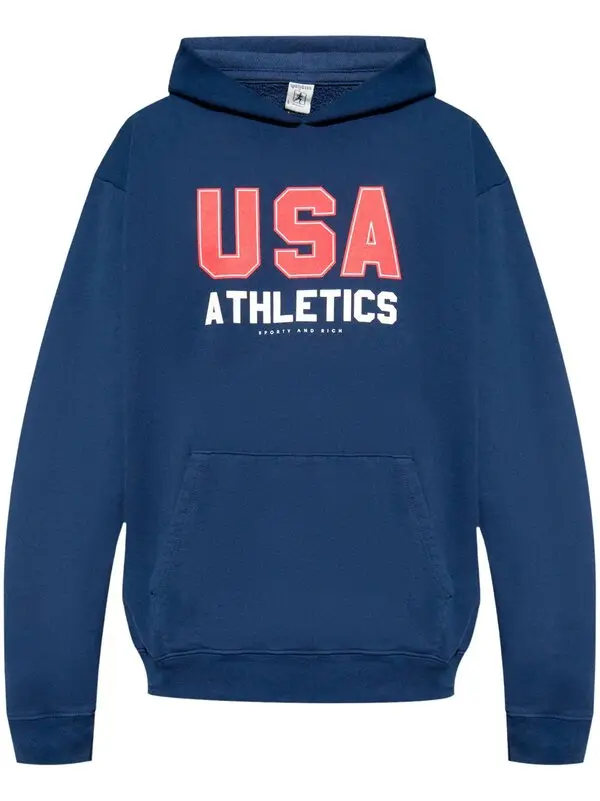 SPORTY & RICH Usa Athletics Hoodie