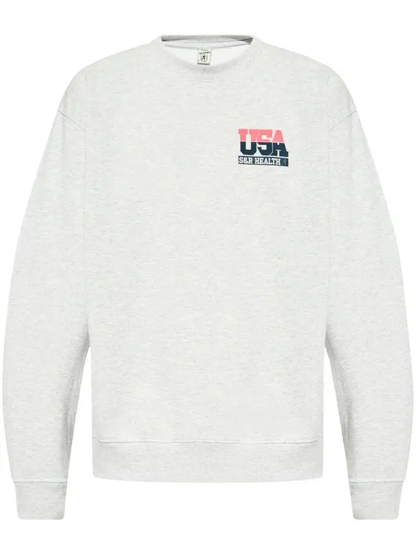 SPORTY & RICH Usa Cotton-blend Sweatshirt