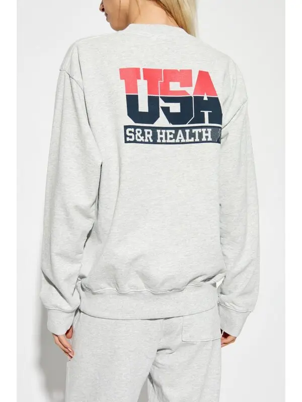SPORTY & RICH Usa Cotton-blend Sweatshirt