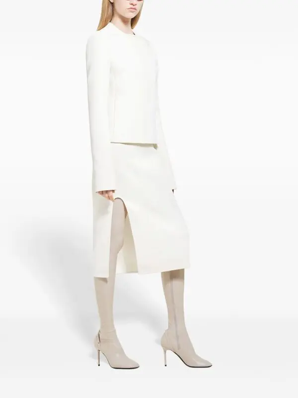 COURREGES Buttoned Tailored Jacket - White