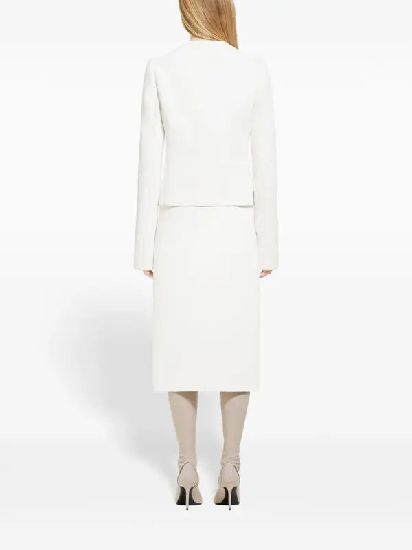 COURREGES Buttoned Tailored Jacket - White