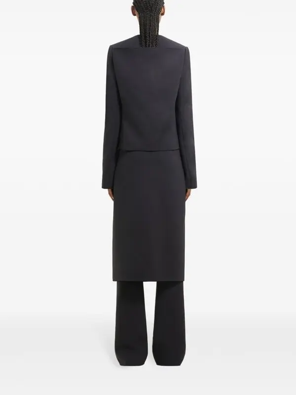 COURREGES Buttoned Tailored Jacket - Black