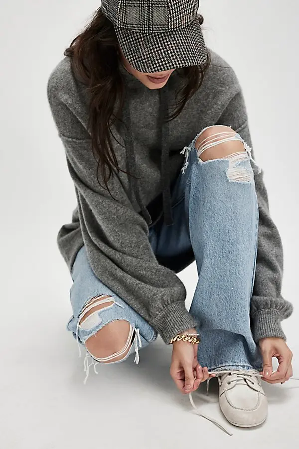 Free People Cashmere Blend Hoodie