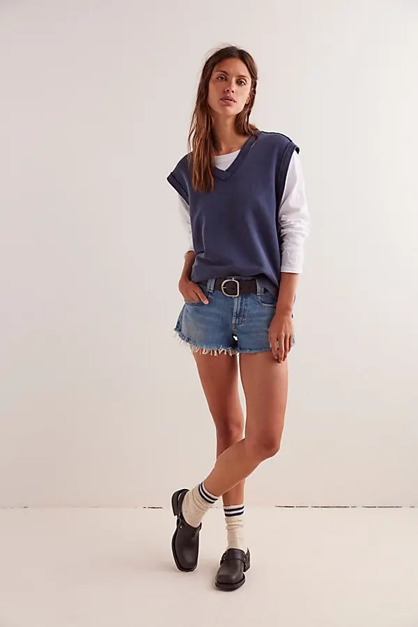 Free People We The Free Chase Vest In Mood Indigo - 23% Off 