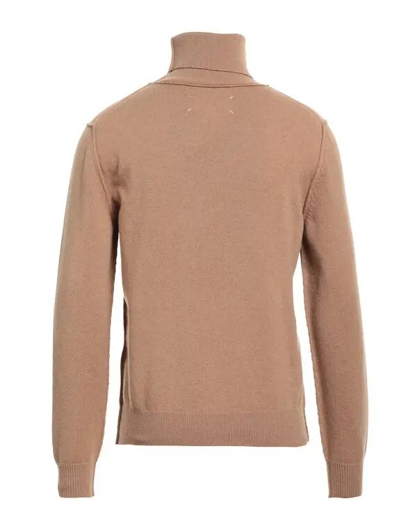 MAISON MARGIELA Turtleneck Cashmere Knit - Beige