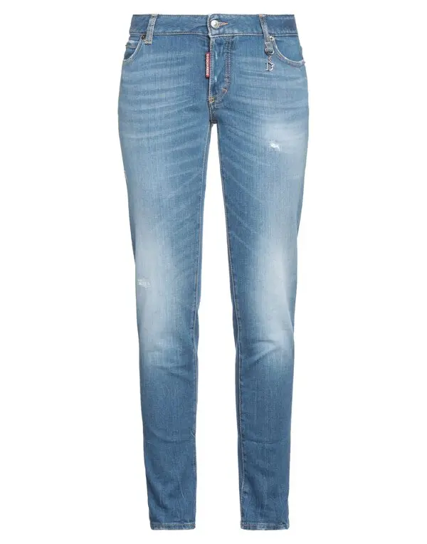 Dsquared2 Skinny Jeans In Cotton Elastane - Blue