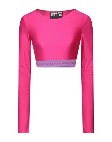 Versace Long Sleeve Crop Top - Pink