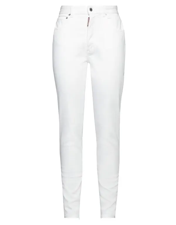 Dsquared2 Skinny Jeans With Zips At Hem