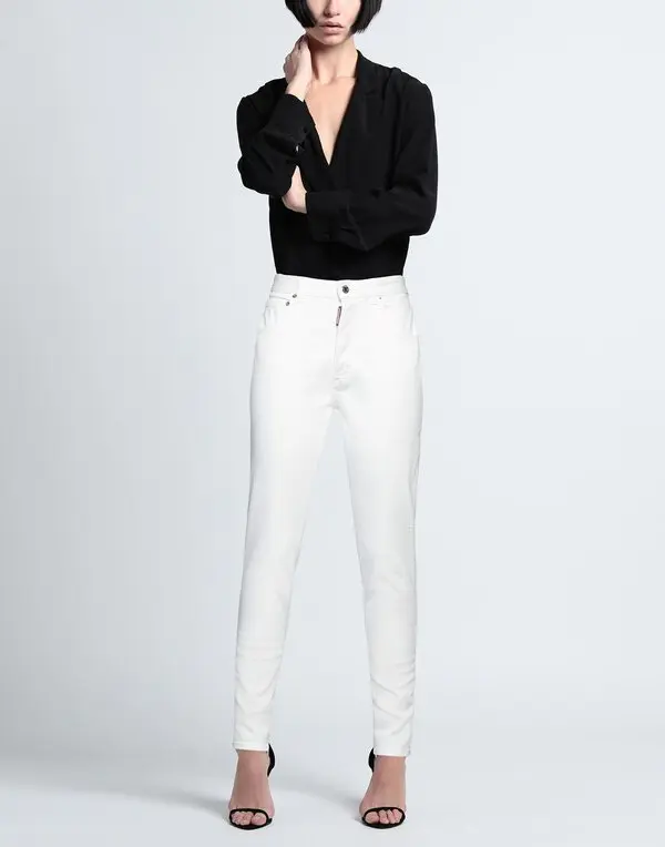 Dsquared2 Skinny Jeans With Zips At Hem