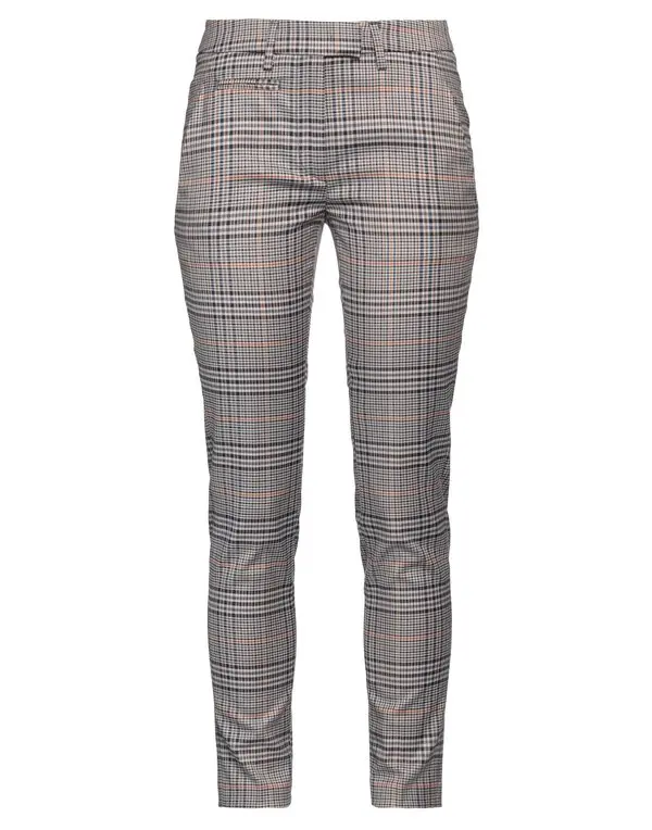 DONDUP Checked Tapered Trousers
