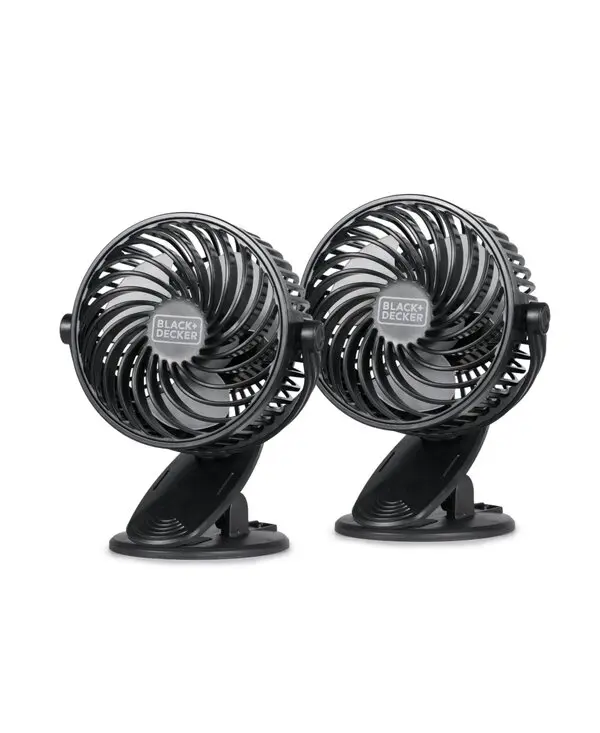 BLACK+DECKER 4" Convertible Cooling Fan - Black