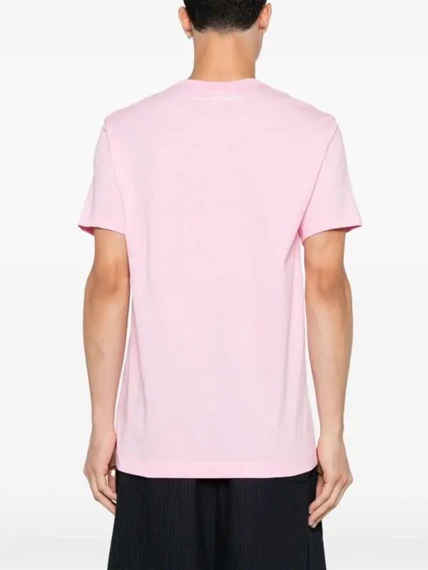 Comme Des Garçons Logo-print T-shirt - Pink
