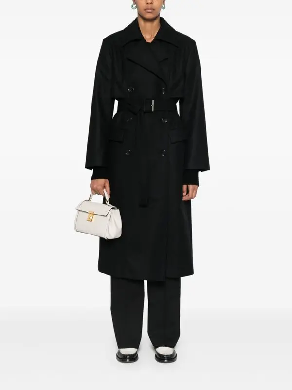 BOSS Felted Trench Coat