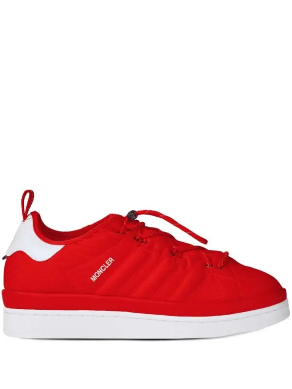 Adidas X Moncler Campus Solar Sneakers - Red