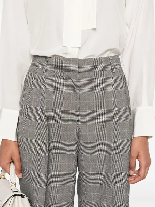 BOSS Prince Of Wales-check Trousers