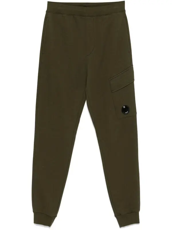 C.P. COMPANY Lens-detail Cargo Track Pants - Green
