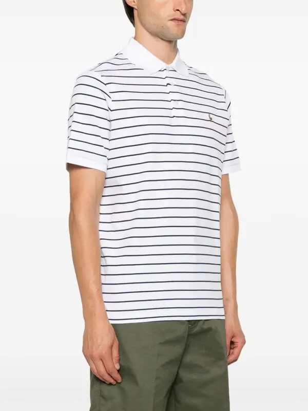Polo Ralph Lauren Striped Polo Shirt - White